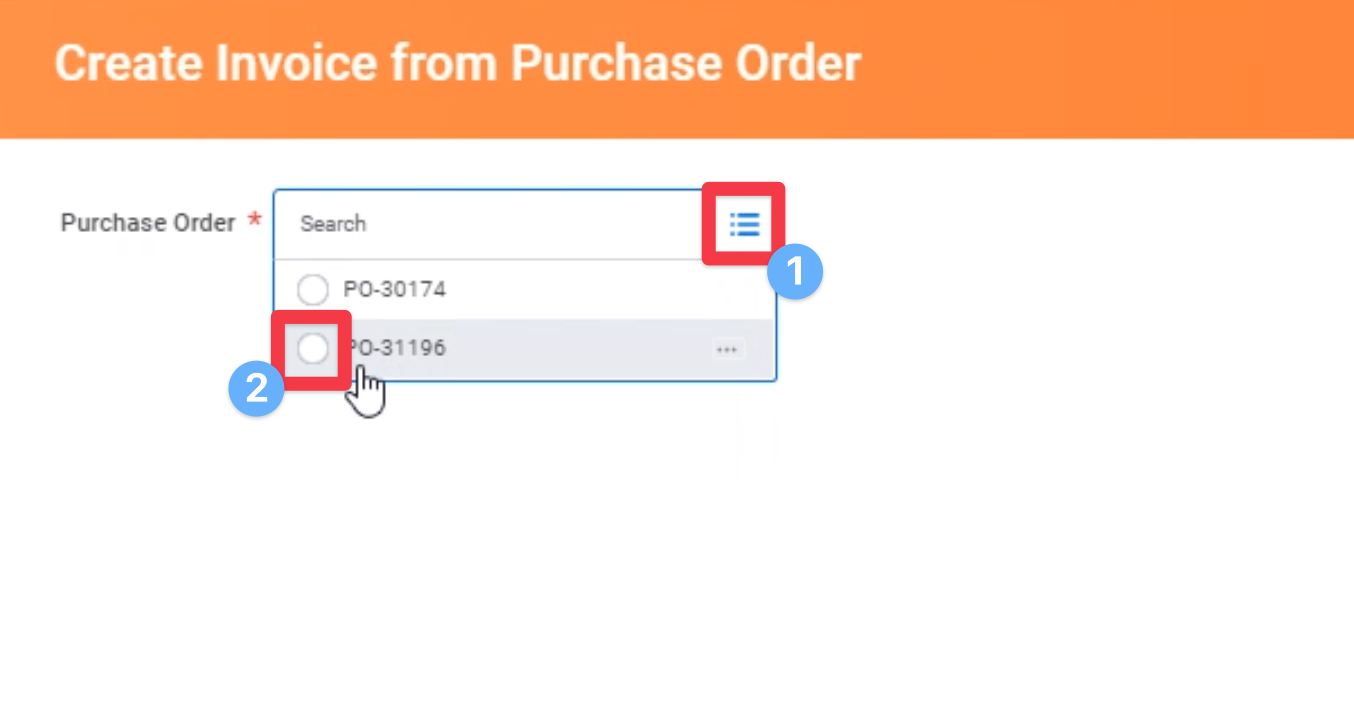 Workday: Creating Your Invoice From a Purchase Order – Welocalize