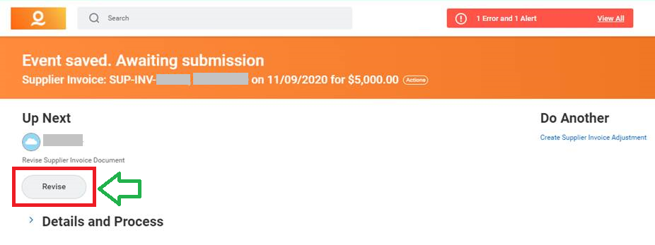 Workday: Draft Invoice – Welocalize