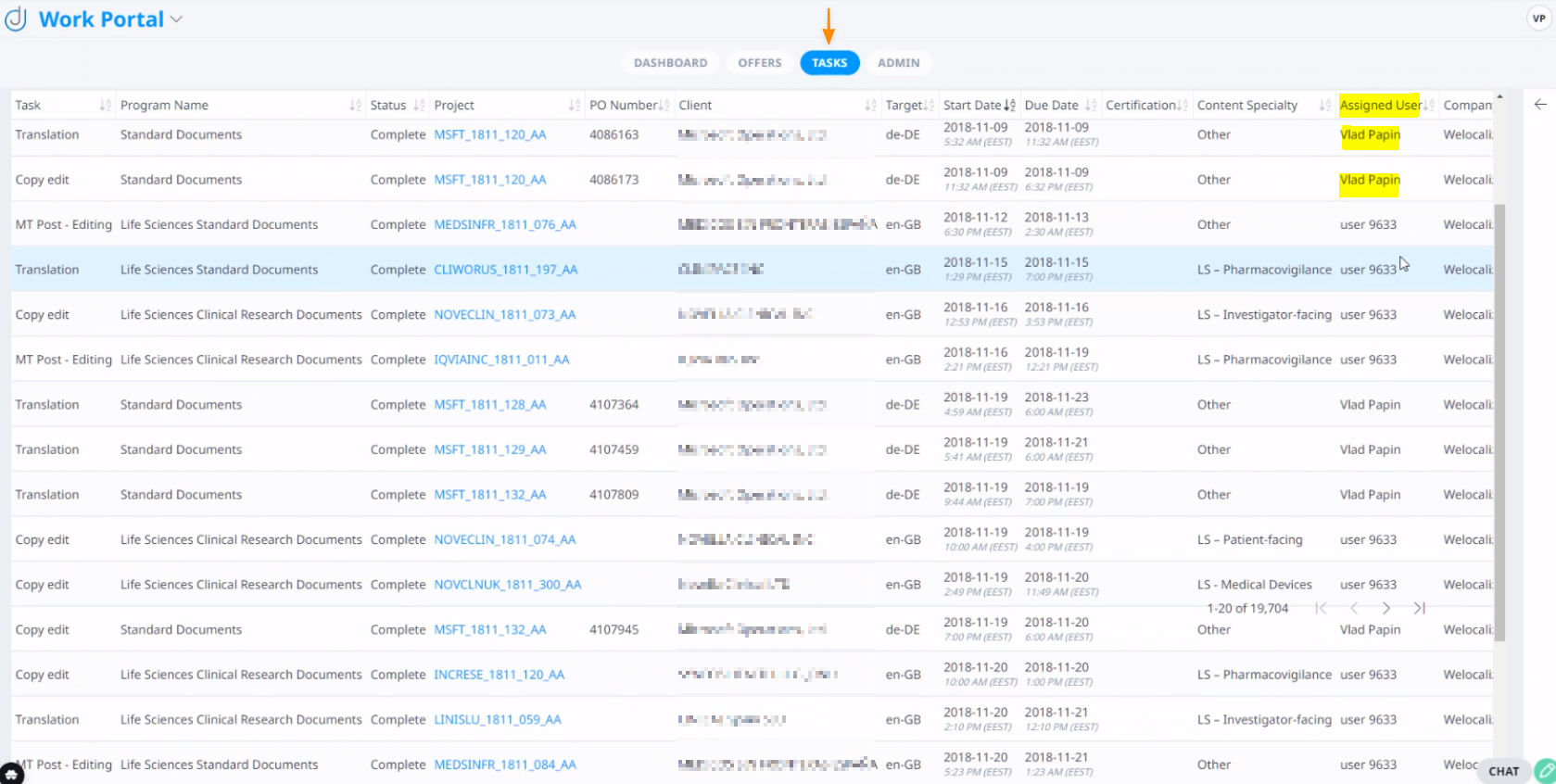 Junction Roster Task History For Agencies Welocalize junction-roster-task-history-for-agencies-welocalize